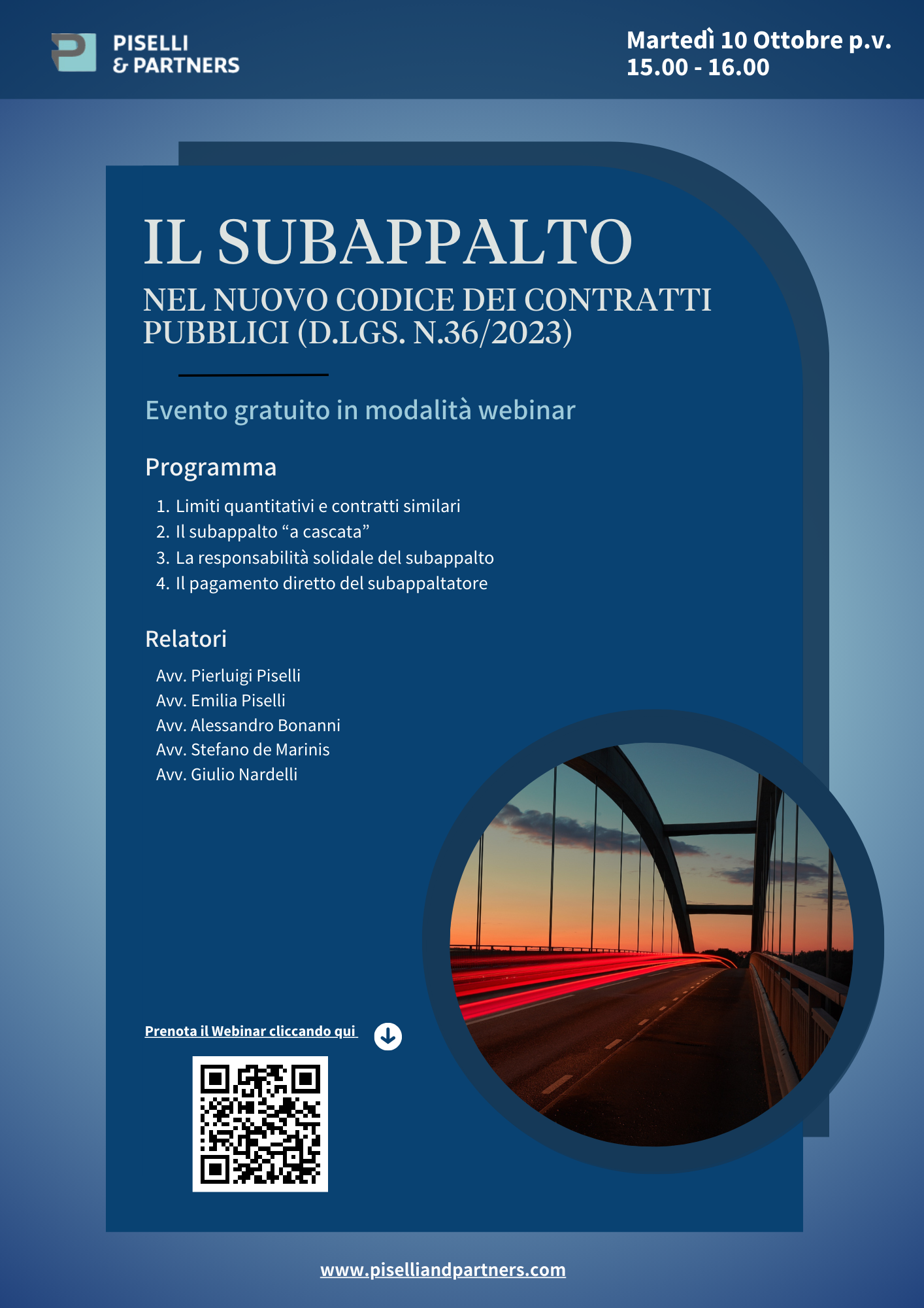 Il Subappalto nel nuovo Codice dei contratti pubblici - Evento
