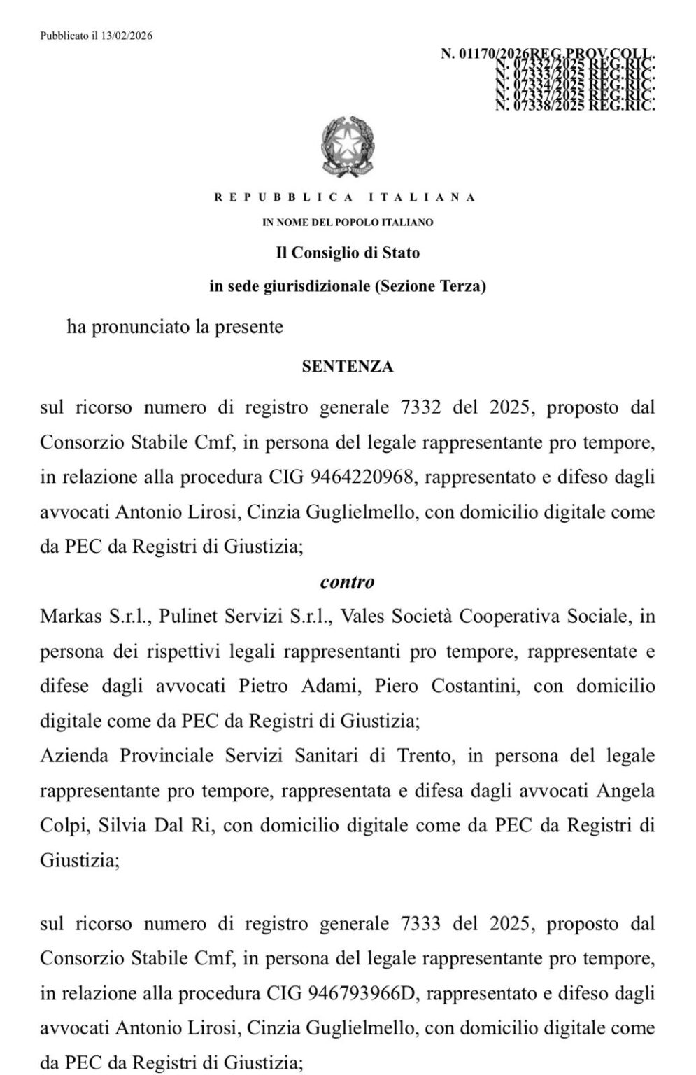 Conformità ai CAM e la Sentenza del Consiglio di Stato - Piselli & Partners