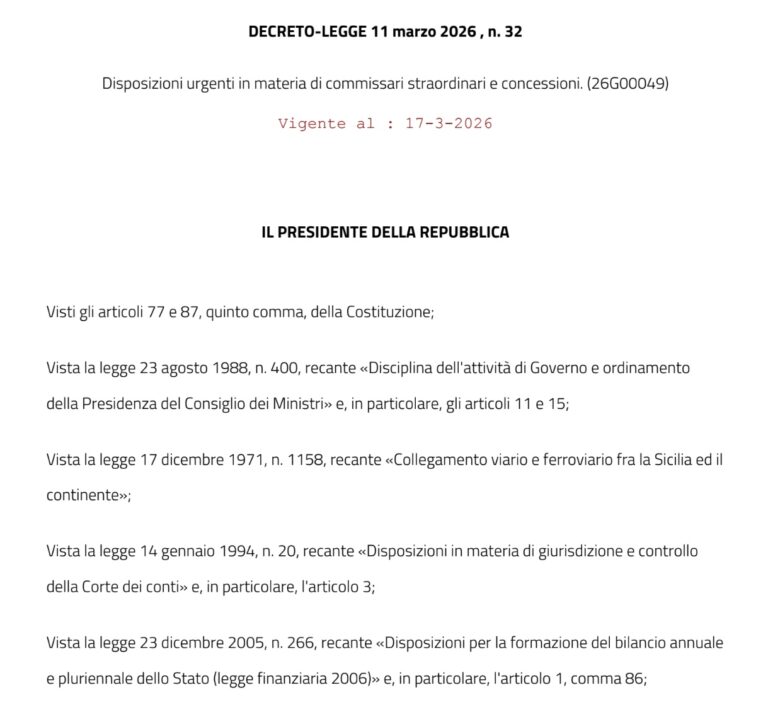 Concessioni Balneari e Decreto-Legge 32/2026 - Piselli & Partners